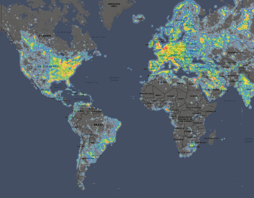 Lightpollution map – ce5europe